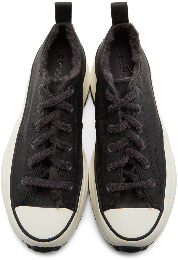 Converse Black Cozy Club Run Star Hike Low-Top Sneakers - ShopStyle
