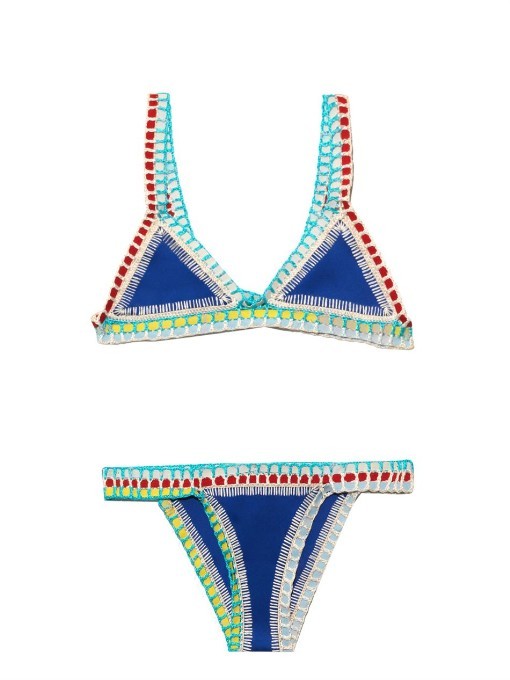 Kiini Tuesday crochet-trim bikini - ShopStyle Two Piece Swimsuits