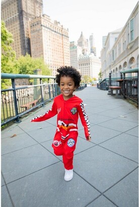 Disney Pixar Cars Lightning McQueen Little Boys Zip Up Cosplay Coverall ...