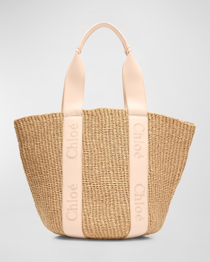 Chloé x Mifuko Logo Basket Tote Bag - ShopStyle