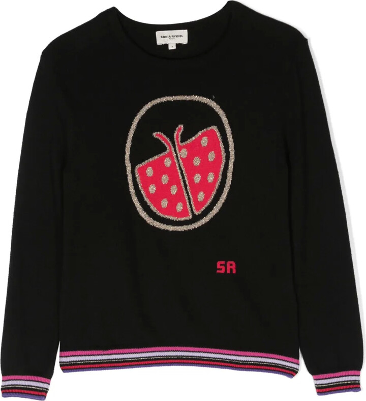 SONIA RYKIEL ENFANT Ladybug-Intarsia Crew-Neck Jumper - ShopStyle Girls ...