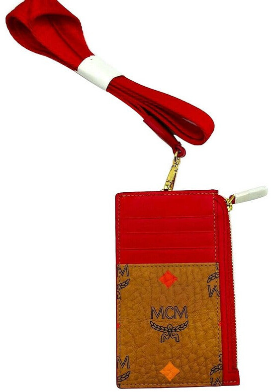 MCM Women's Spectrum Rainbow Logo Visetos Lanyard Card Case - ShopStyle