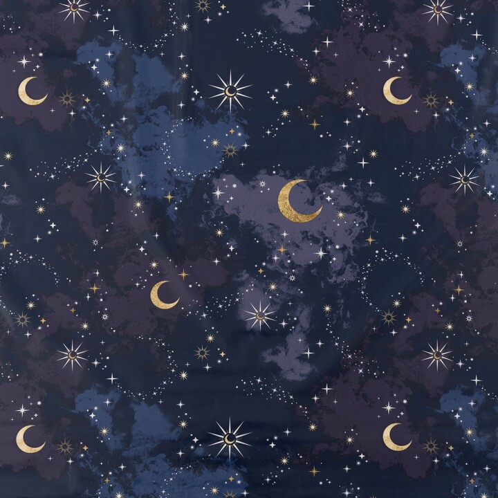 Dunelm By the Metre Magical Starry Night PVC Navy Navy - ShopStyle Decor