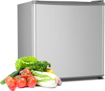 COWSAR 1.4 Cubic Feet Portable Freestanding Mini Fridge with Freezer,7 ...