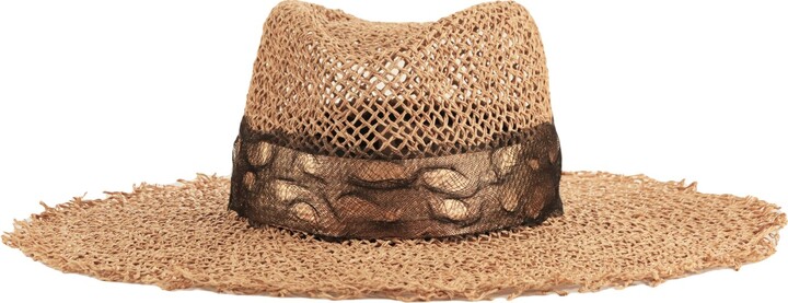 DILARA LATROUS - Straw Hat Mojito In Marbella Natural With Gold And ...