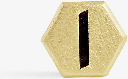 AMRIT JEWELLERY Letter I 18ct yellow gold charm - ShopStyle Bracelets