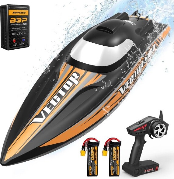 VOLANTEXRC Vector SR80 RTR Brushless Remote Control Boat w/Rechargeable ...