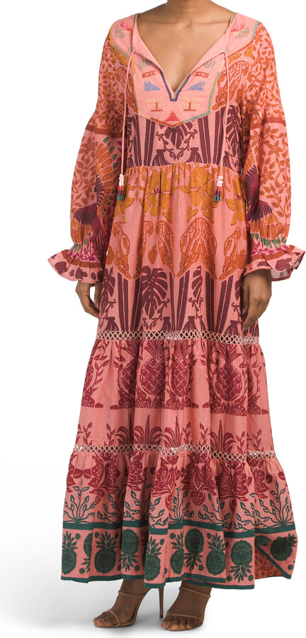 Farm Rio Ainika Print Macaws Maxi Dress - ShopStyle