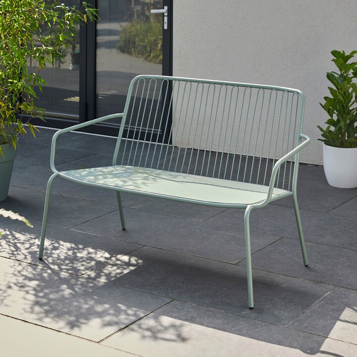 Dunelm Steel Lilypad Garden Bench Lilypad - ShopStyle Outdoor Furniture