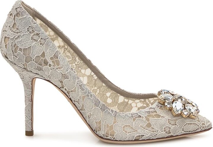 Dolce & Gabbana Lace Decollete - ShopStyle Oxfords