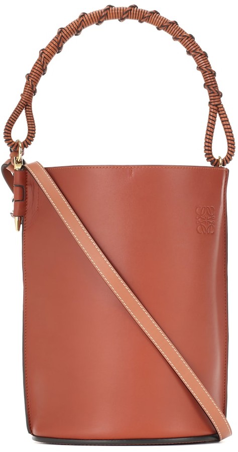 Loewe Gate leather bucket bag - ShopStyle
