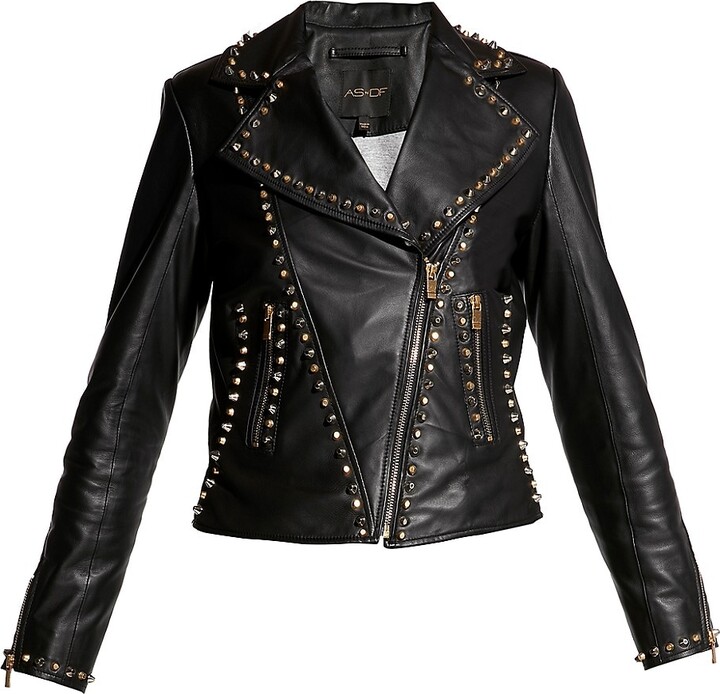 AS by DF Stevie Upcycled Leather Jacket - ShopStyle