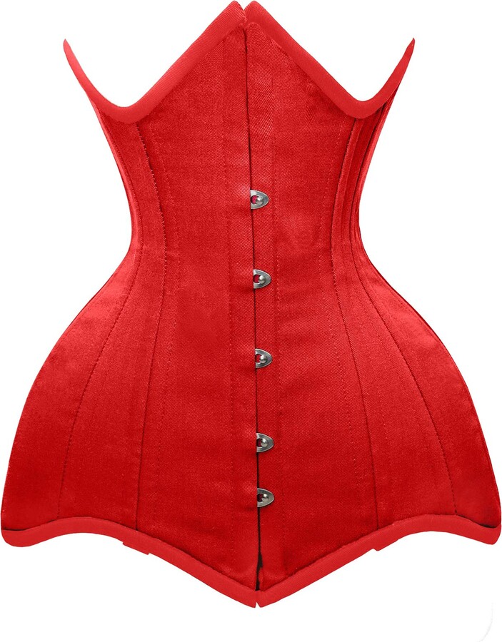 Luvsecretlingerie Heavy Duty 26 Double Steel Boned Waist Training SATIN ...