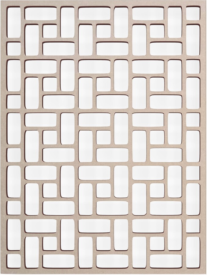 Etsy Wood Brick Rose Lattice - Mandala Wall Art For Home Decor, Panels ...