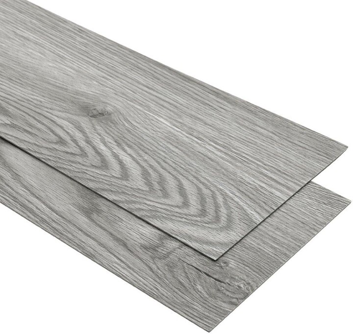 Living and Home Realistic Wood Effect Self Adhesive Flooring 36 Pcs ...