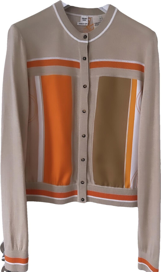 Hermes Leather cardigan - ShopStyle