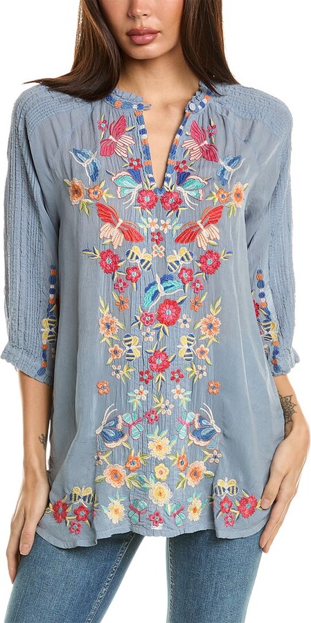 Johnny Was Leona Tunic - ShopStyle Tops