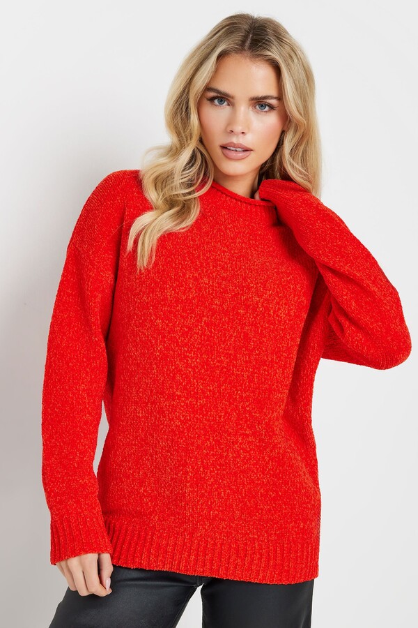 PixieGirl Petite Chenille Jumper - Orange - ShopStyle Knitwear