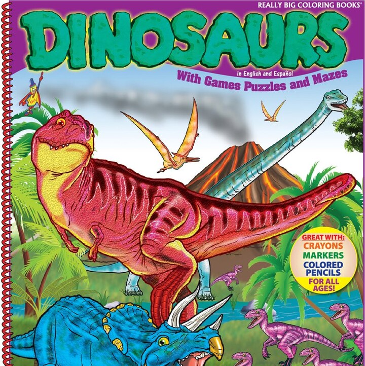 Really Big Coloring Books Dinosaurs 12 x 18 Really Big Coloring Book ...