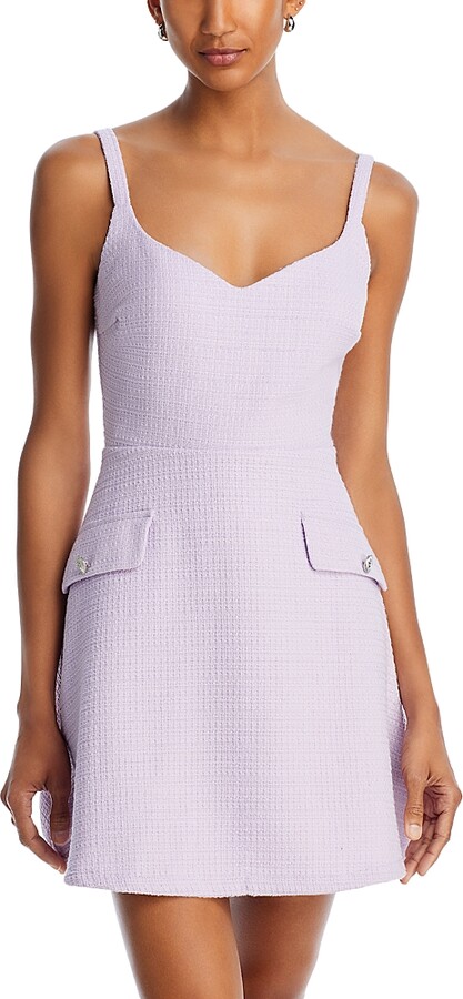 Aqua Tweed Mini Dress - 100% Exclusive - ShopStyle