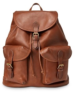 Polo Ralph Lauren Heritage Leather Backpack - ShopStyle
