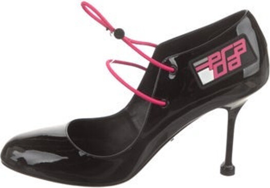 Prada Patent Leather Pumps - ShopStyle