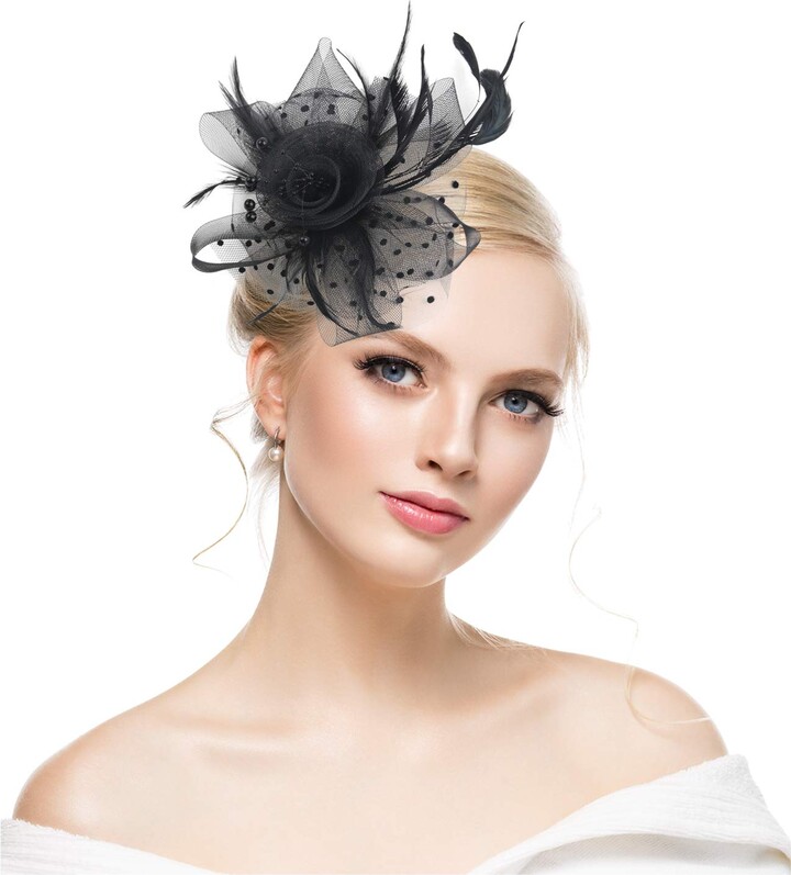 KASTE Fascinators Hat for Derby Wedding Women Tea Party Headband ...