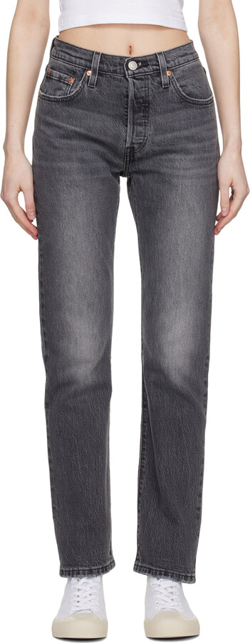 Levi's Gray 501 Jeans - ShopStyle