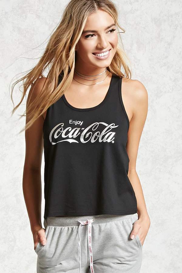 Forever 21 Coca Cola Metallic PJ Tank Top - ShopStyle Pajamas