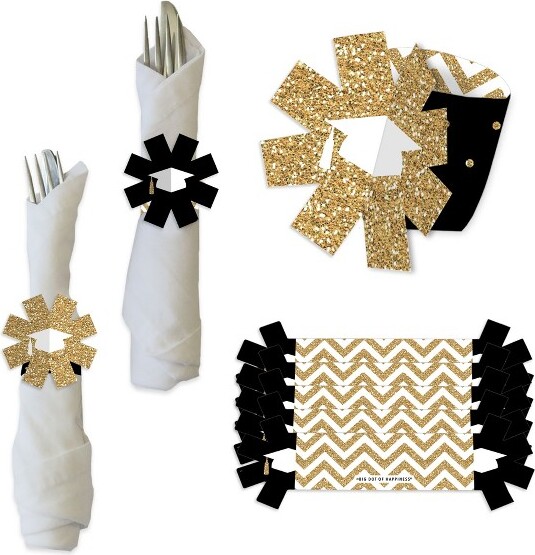 Big Dot of Happiness Tassel Worth The Hassle - Gold - Graduation Party ...