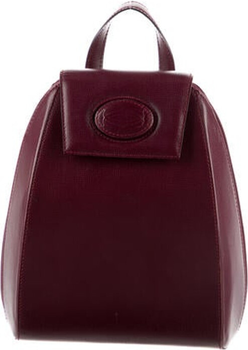 Cartier Saffiano Leather Backpack - ShopStyle