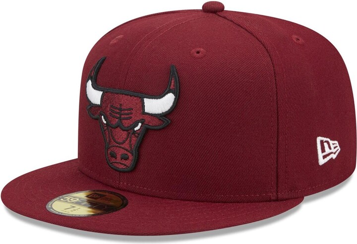 New Era Men's Maroon Chicago Bulls 2022/23 City Edition Alternate Logo ...