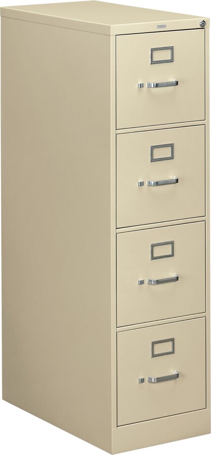HON 4 Drawer File Cabinet with Lock - 310 Series Vertical Office ...