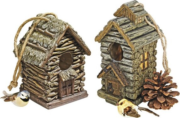 Design Toscano Backwoods Bird House Collection: Set of Two - ShopStyle ...