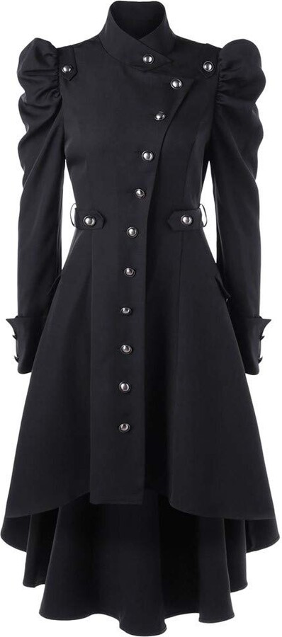 Generic 2024 Christmas Y9K New- Womens Vintage Long Coat Gothic ...