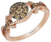 LeVian 14K Strawberry Gold Chocolate and Vanilla Diamond Ring - ShopStyle