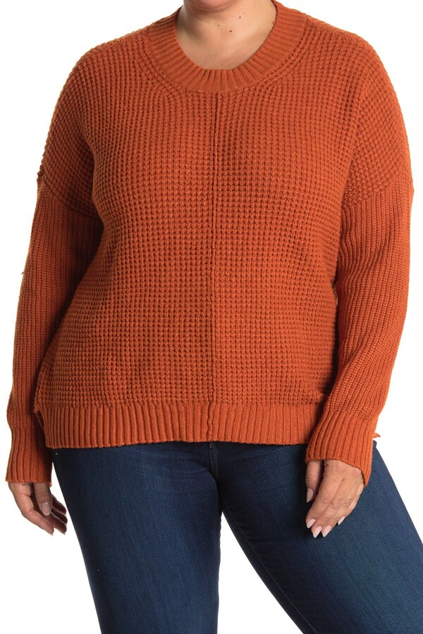 Sale > rust colored sweater > in stock