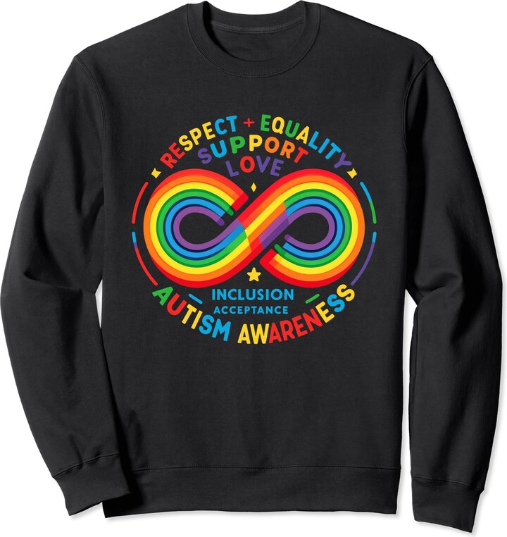 Love Inclusion Acceptance Neurodiversity Rainbow Autism Awareness a ...