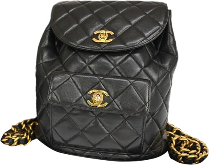 Chanel Leather backpack - ShopStyle