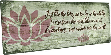 Homebody Accents Lotus From Mud Sign - ShopStyle