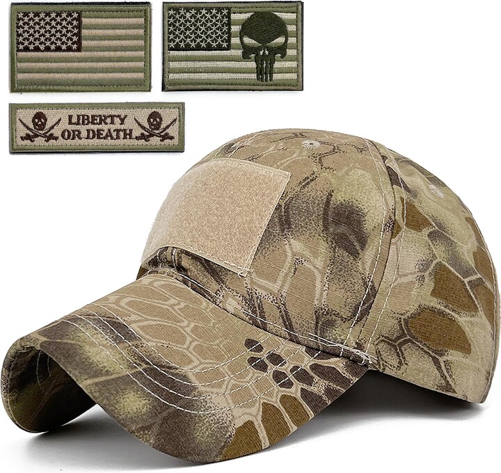 Masktide Mens Camo Baseball Hats with American Flag USA Patch Tactical ...