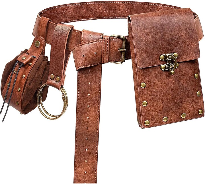 HOMYZ Medieval Men Leather Renaissance Ring Belt - ShopStyle