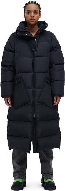 Ganni Tech Puffer Oversized Puffer Coat - ShopStyle