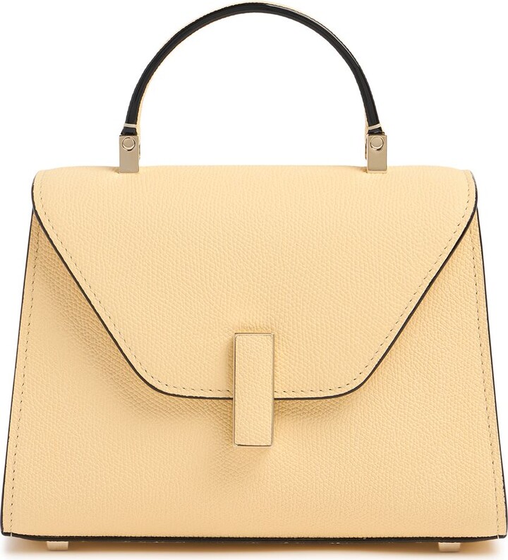 Valextra Micro Iside leather top handle bag - ShopStyle