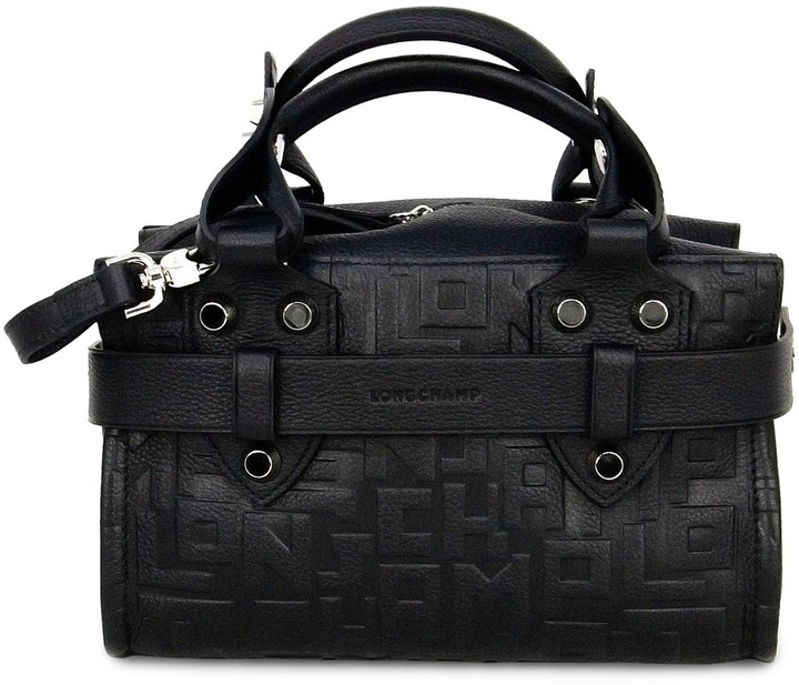 Longchamp Small La Voyageuse Leather Top Handle Bag - ShopStyle