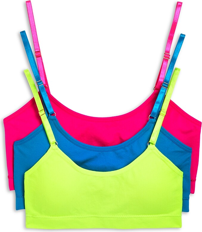 KatieJnyc Girls' Tween Seamless Cami Bralette, 3 Pack - Big Kid - ShopStyle