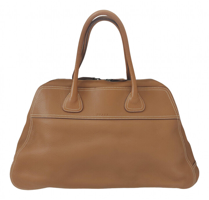 Prada Camel Leather Handbags - ShopStyle Bags