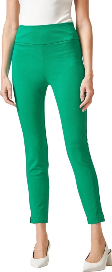 Dear Scarlett Magic High Waisted Skinny Pant 28" In Kelly Green - ShopStyle