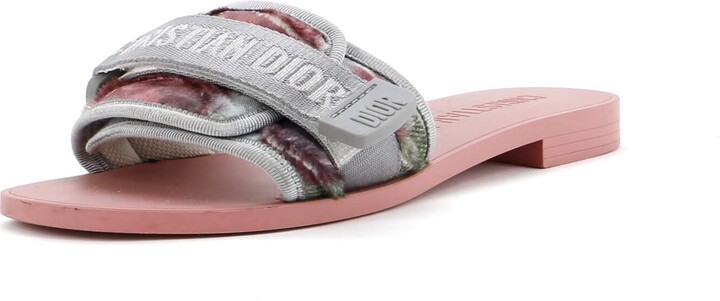 Christian Dior Women's Dio(r)evolution Slide Sandals Technical Fabric ...