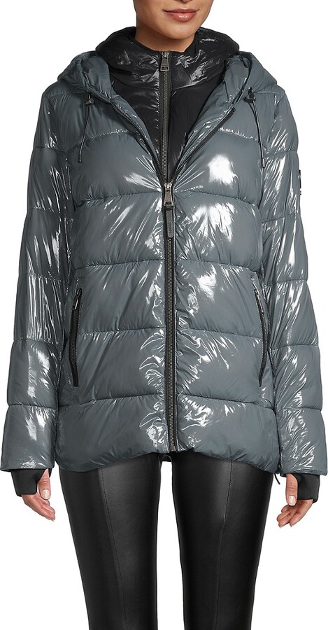 DKNY Metallic Puffer Jacket - ShopStyle